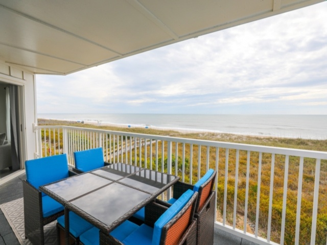 Carolina Beach Dreamin - light filled south side END unit. Ocean views ...